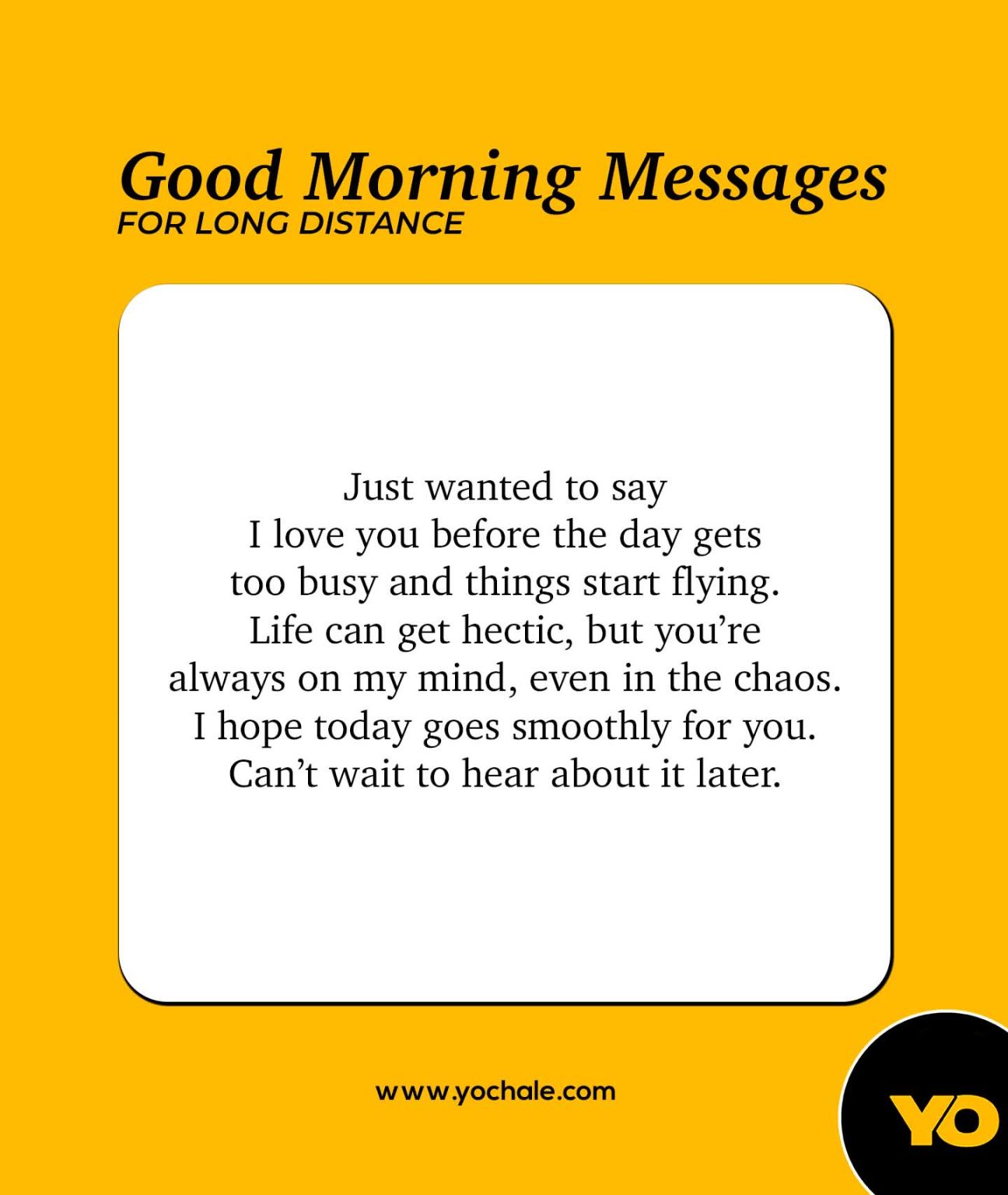 30 Cute Good Morning Texts For Your Long Distance Partner